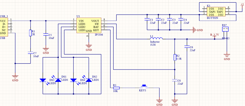全面解析电源管理芯片IP5306及应用电路 - 面包板社区